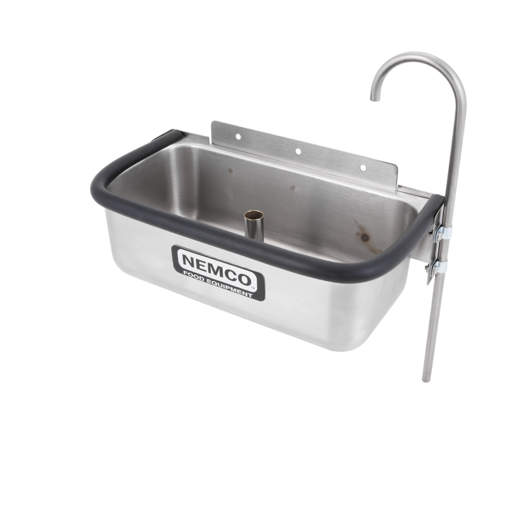 Nemco 77316-13A 12 3/4" Ice Cream Dipper Well and Faucet Set