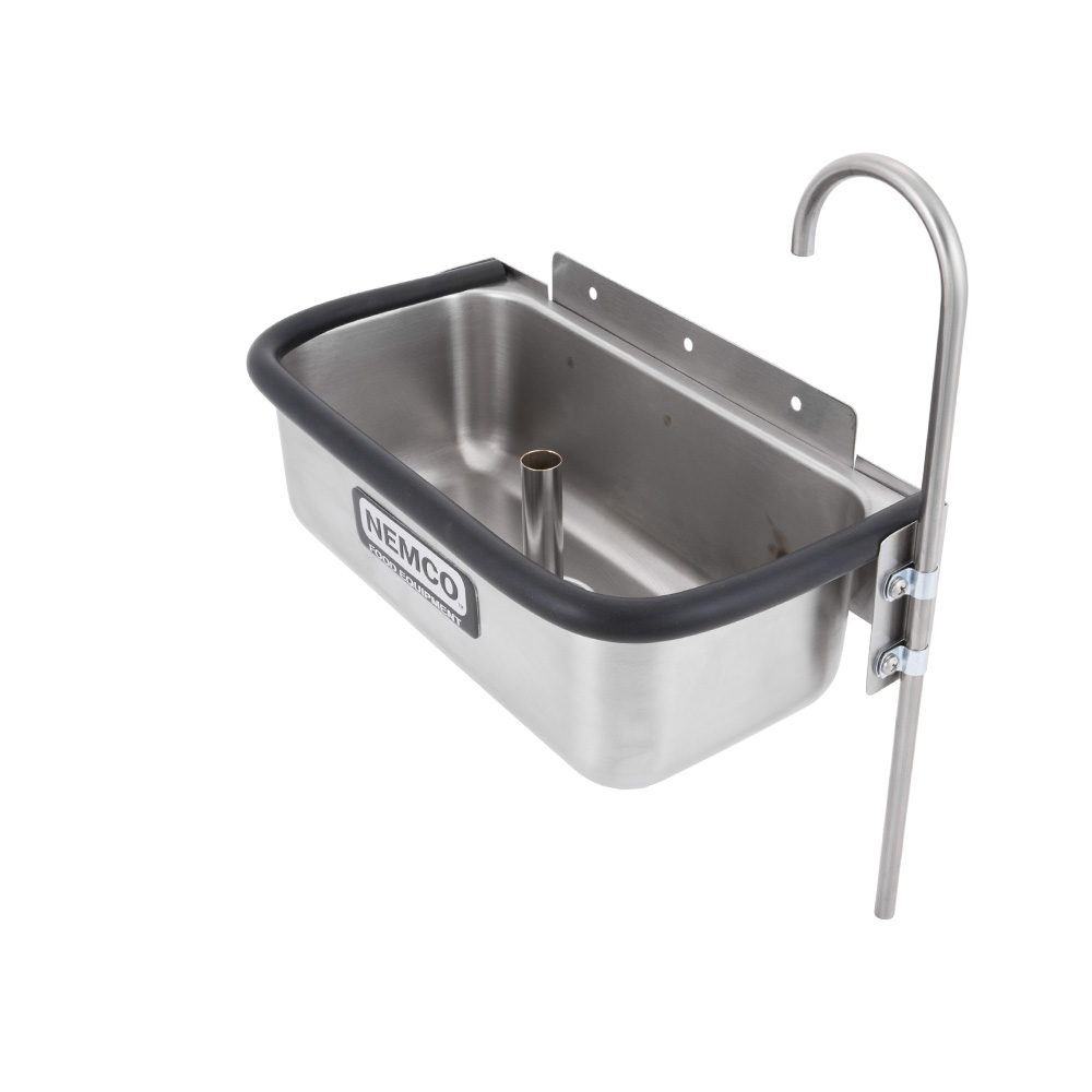 Nemco 77316-13A 12 3/4" Ice Cream Dipper Well and Faucet Set