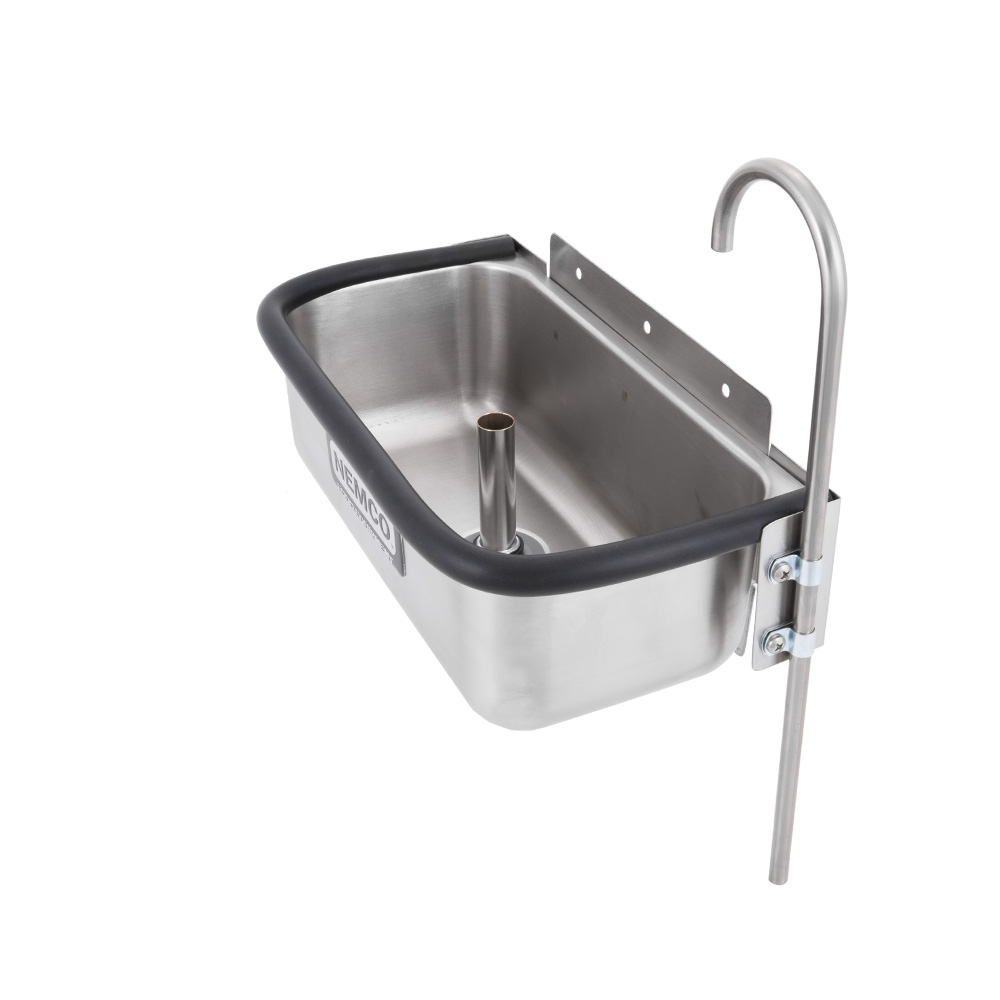 Nemco 77316-13A 12 3/4" Ice Cream Dipper Well and Faucet Set