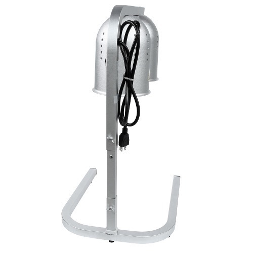 Avantco W62 Aluminum Free Standing Heat Lamp with 2 Bulbs - 120V, 500W