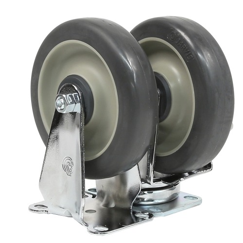 Cambro UPCS400CK Rigid and Swivel Stem Casters - 4/Set