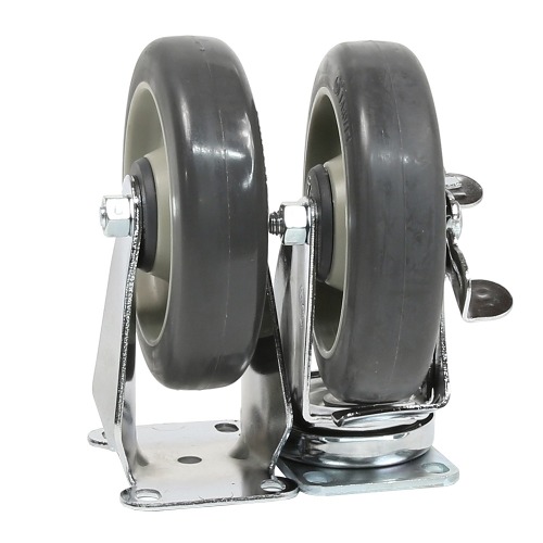 Cambro UPCS400CK Rigid and Swivel Stem Casters - 4/Set