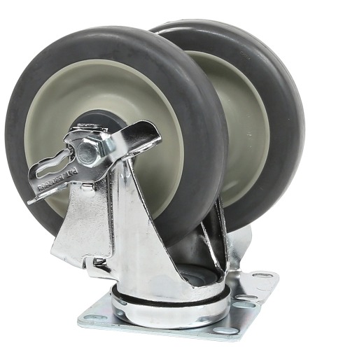 Cambro UPCS400CK Rigid and Swivel Stem Casters - 4/Set