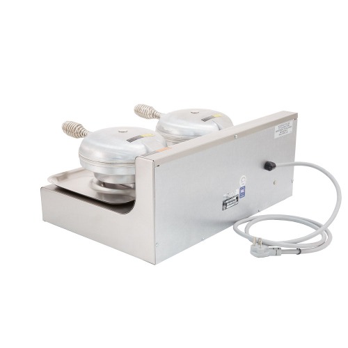 Star SWBD 120V Double Round Waffle Iron 7"
