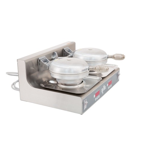 Star SWBD 120V Double Round Waffle Iron 7"
