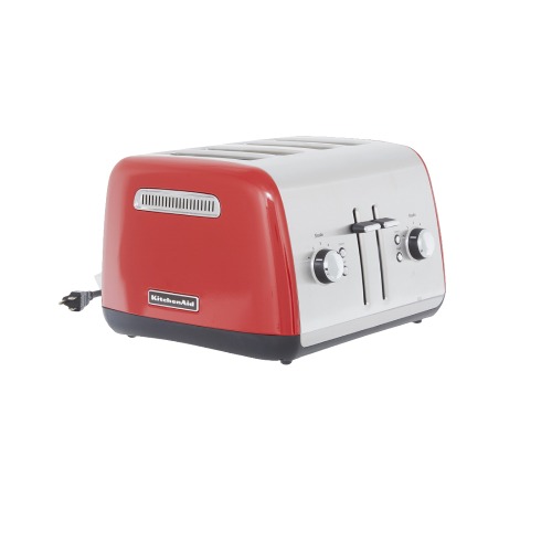 KitchenAid KMT4115ER Empire Red Four Slice Toaster with Manual Lift