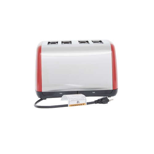 KitchenAid KMT4115ER Empire Red Four Slice Toaster with Manual Lift