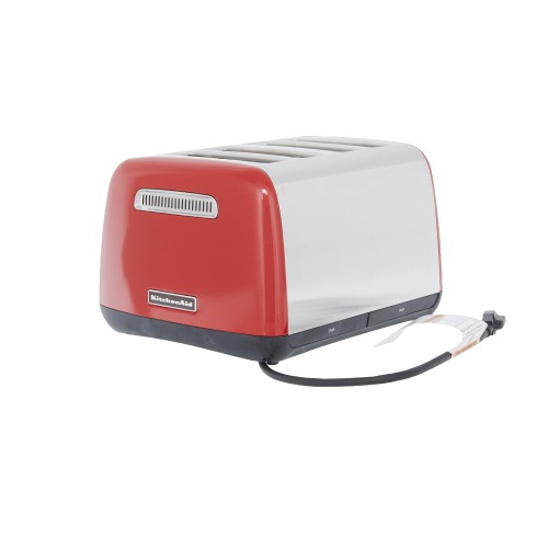 KitchenAid KMT4115ER Empire Red Four Slice Toaster with Manual Lift