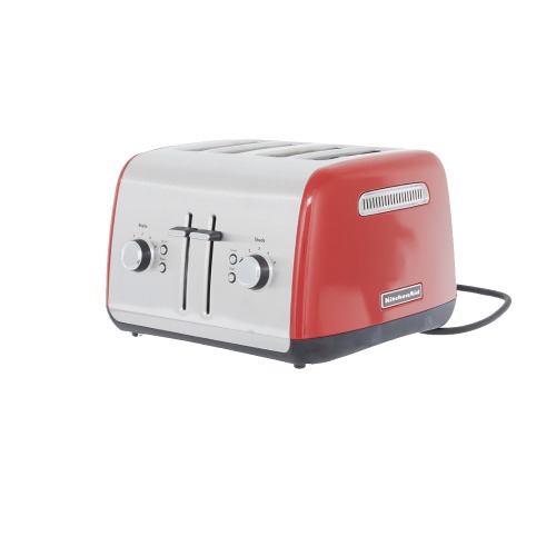 KitchenAid KMT4115ER Empire Red Four Slice Toaster with Manual Lift