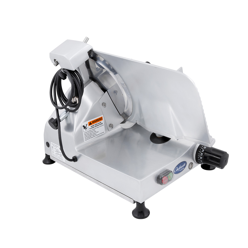Globe Chefmate C12 12" Manual Gravity Feed Slicer - 1/3 hp