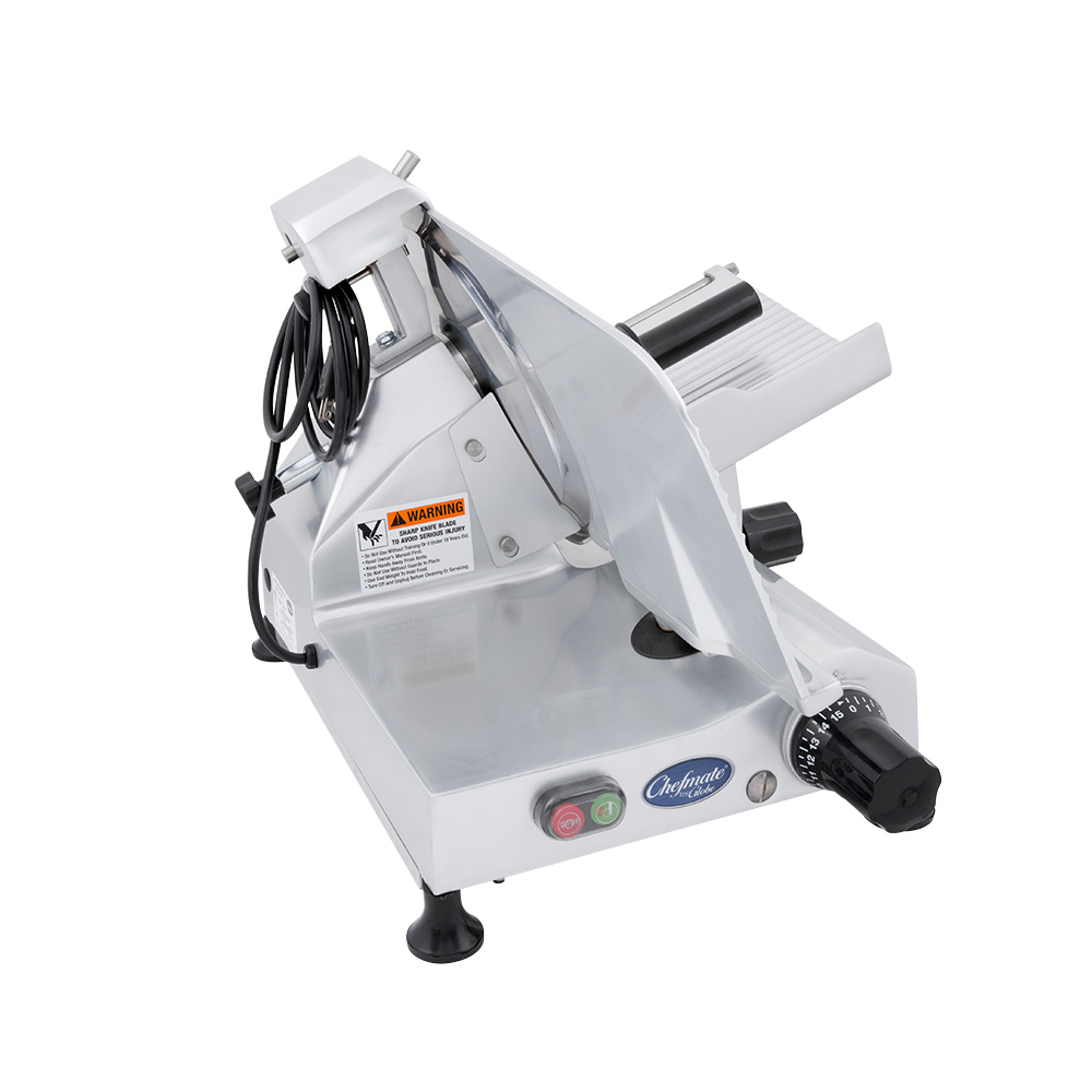 Globe Chefmate C12 12" Manual Gravity Feed Slicer - 1/3 hp