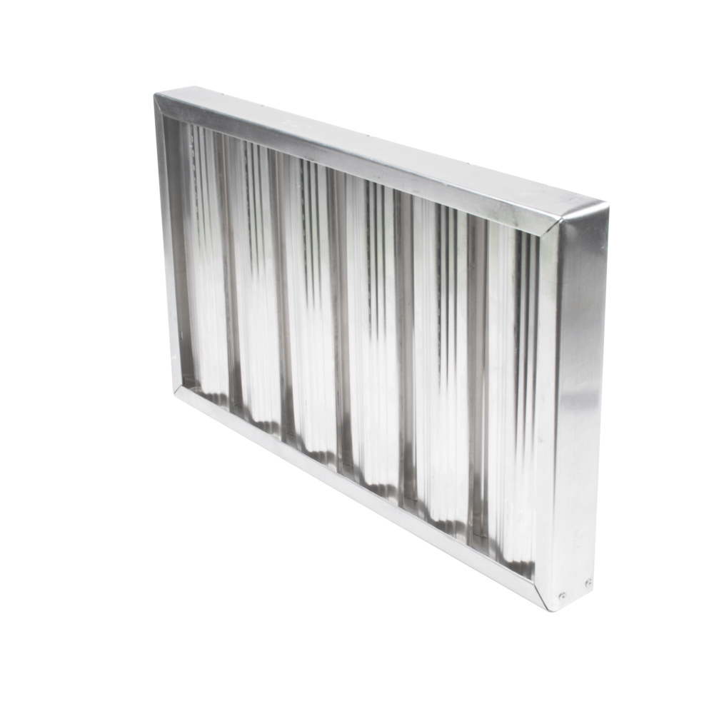 AllPoints 26-3892 12"(H) x 20"(W) x 2"(T) Aluminum Hood Filter - Ridged ...