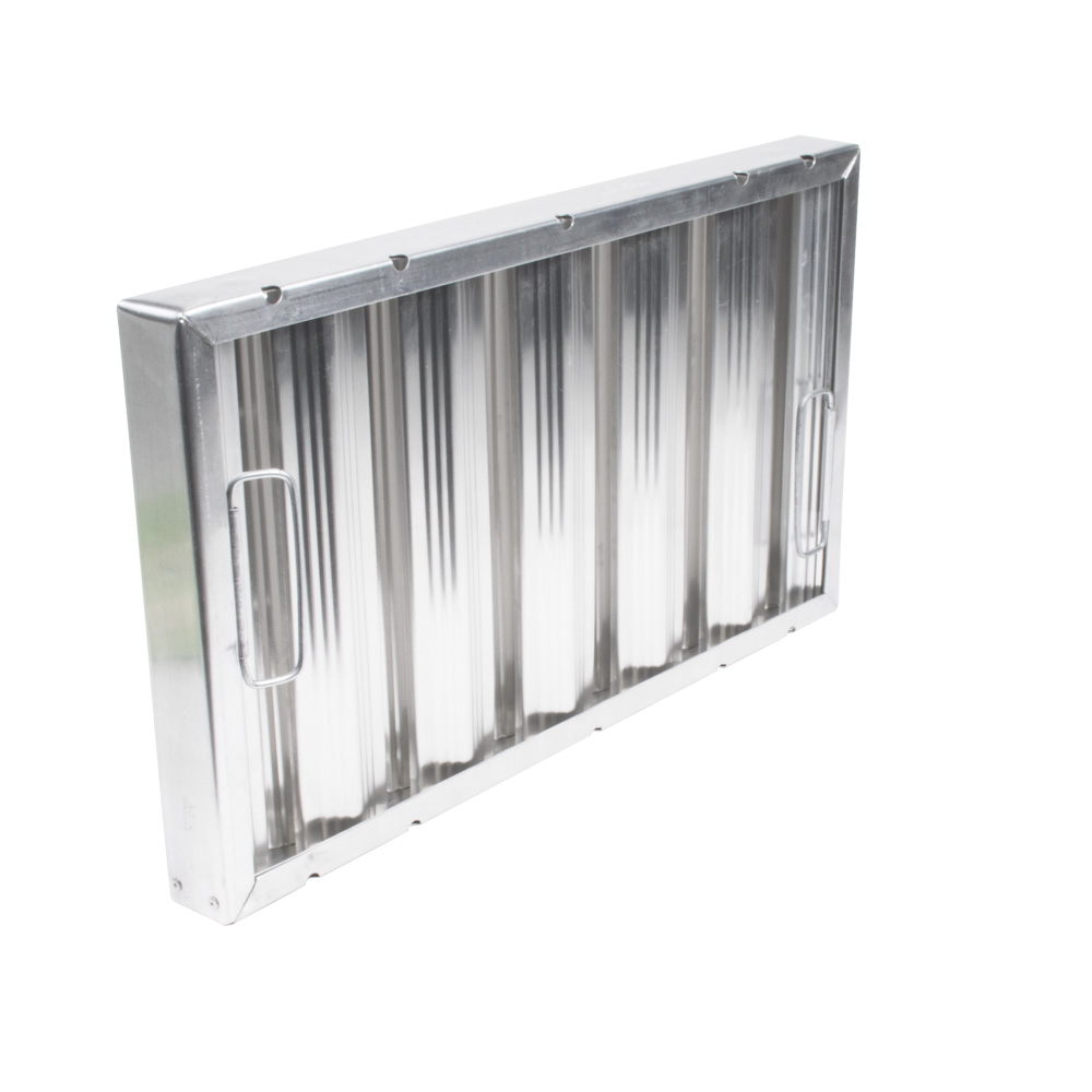 AllPoints 26-3892 12"(H) x 20"(W) x 2"(T) Aluminum Hood Filter - Ridged ...