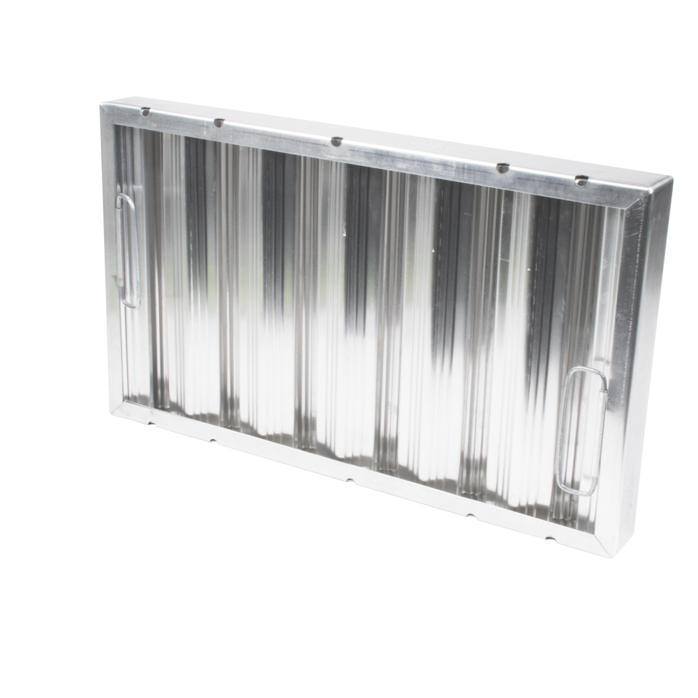 AllPoints 26-3892 12"(H) x 20"(W) x 2"(T) Aluminum Hood Filter - Ridged ...