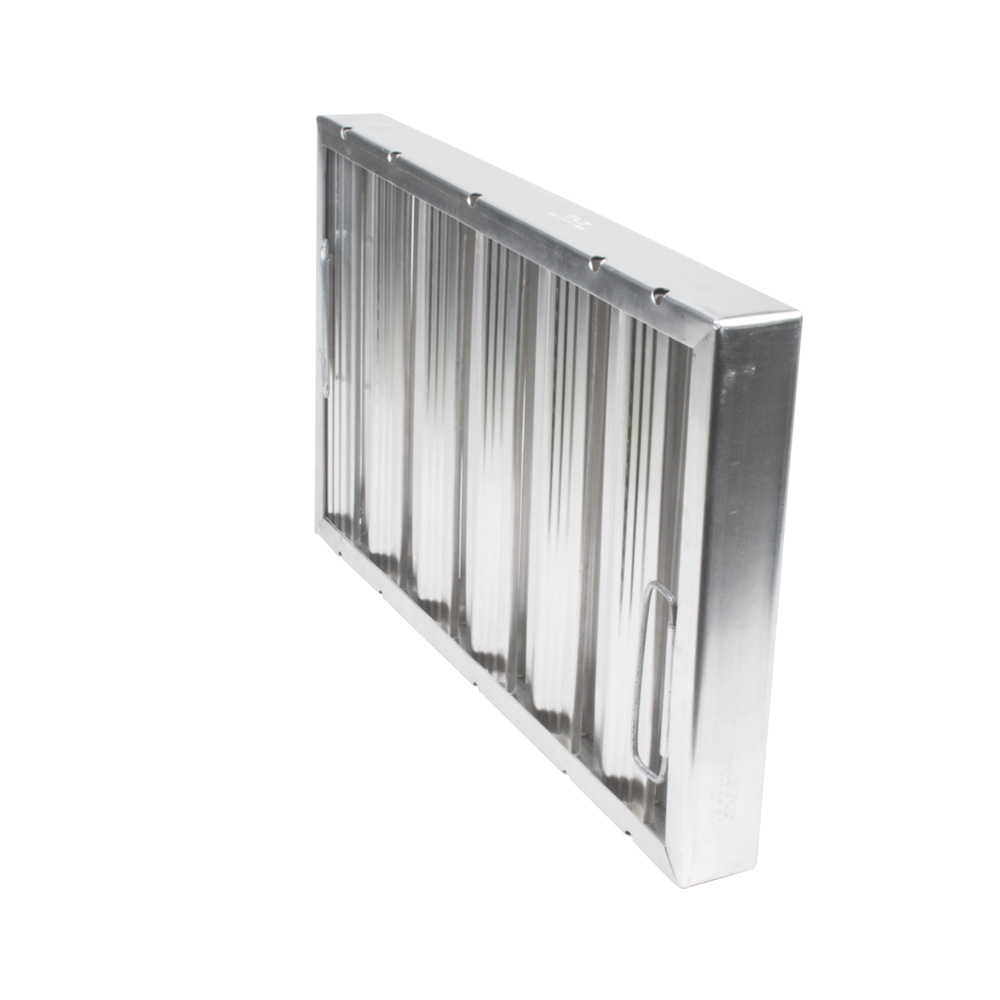 AllPoints 26-3892 12"(H) x 20"(W) x 2"(T) Aluminum Hood Filter - Ridged ...
