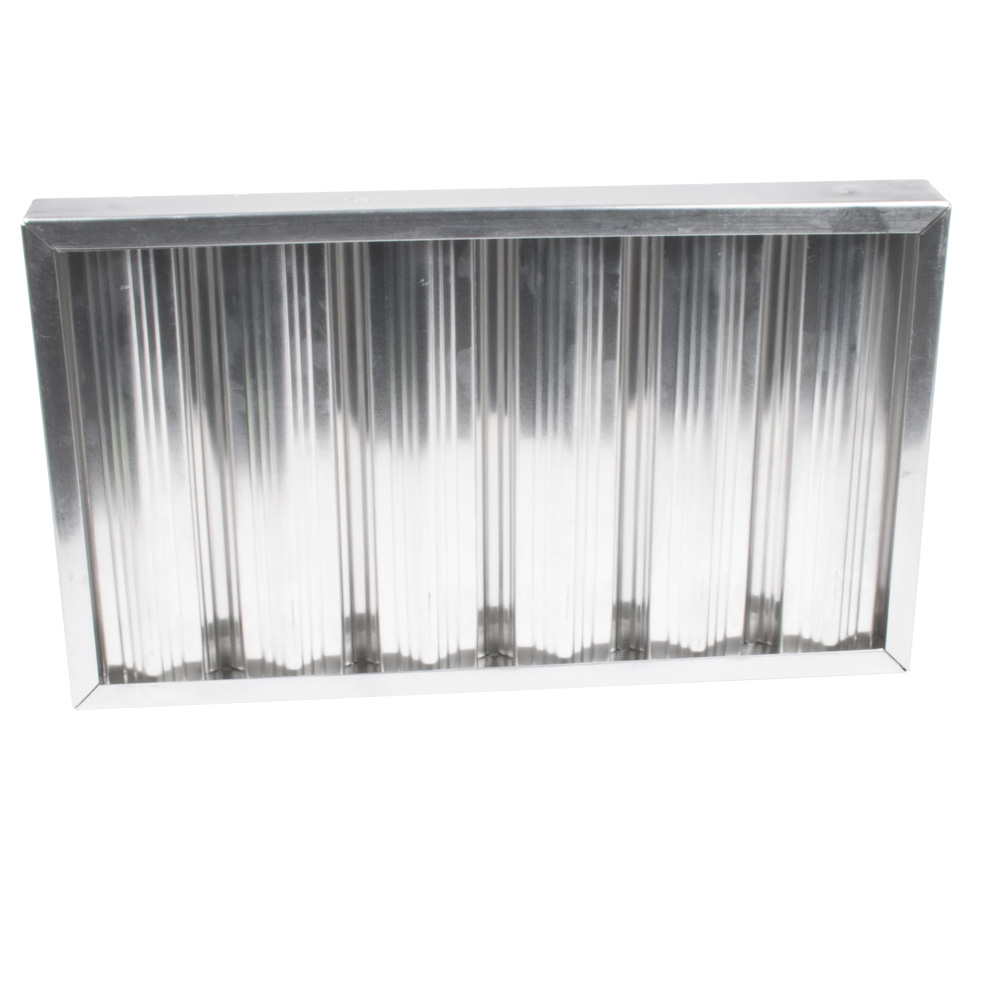 AllPoints 26-3892 12"(H) x 20"(W) x 2"(T) Aluminum Hood Filter - Ridged ...