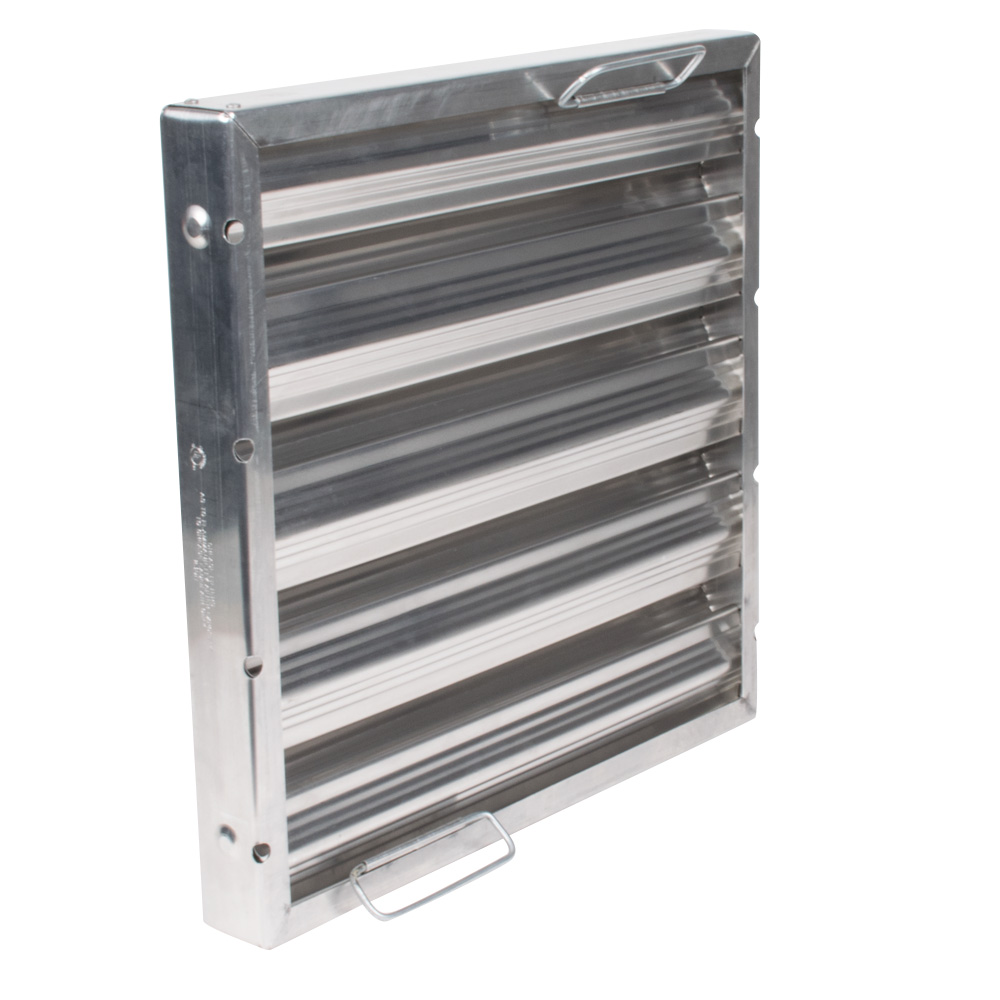 AllPoints 26-2262 16"(H) x 16"(W) x 2"(T) Aluminum Hood Filter - Ridged ...
