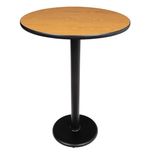 Lancaster Table & Seating Bar Height Table with 30" Round Reversible ...