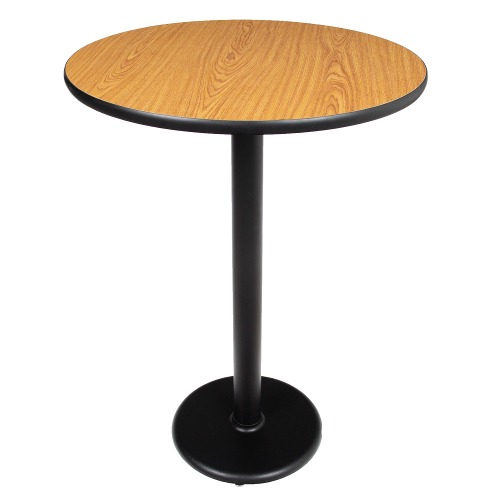 Lancaster Table & Seating Bar Height Table with 30" Round Reversible ...