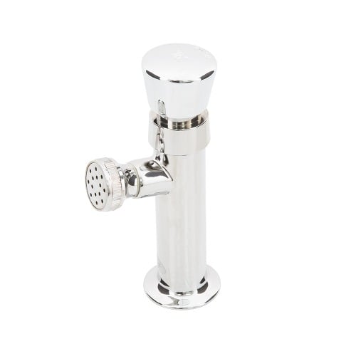 T&S B-0800 Slow Self Closing Push Button Lavatory Metering Faucet with ...