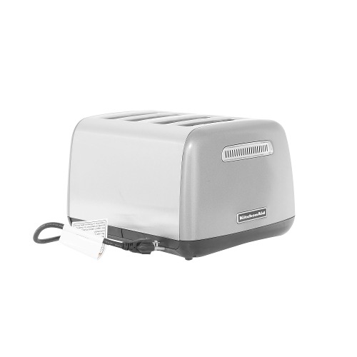 KitchenAid KMT4115CU Contour Silver Four Slice Toaster with Manual Lift