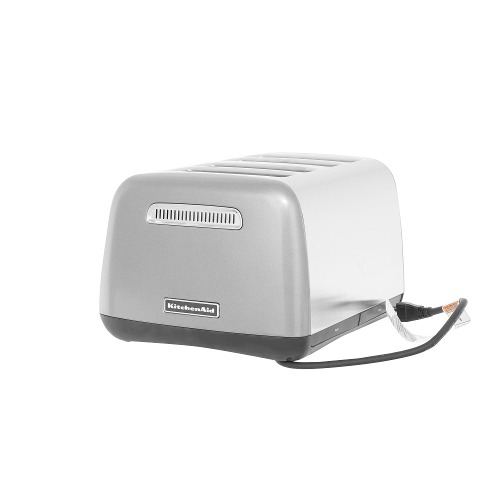 KitchenAid KMT4115CU Contour Silver Four Slice Toaster with Manual Lift