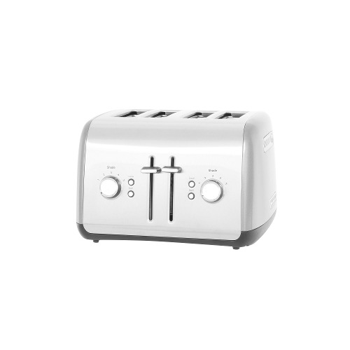KitchenAid KMT4115CU Contour Silver Four Slice Toaster with Manual Lift