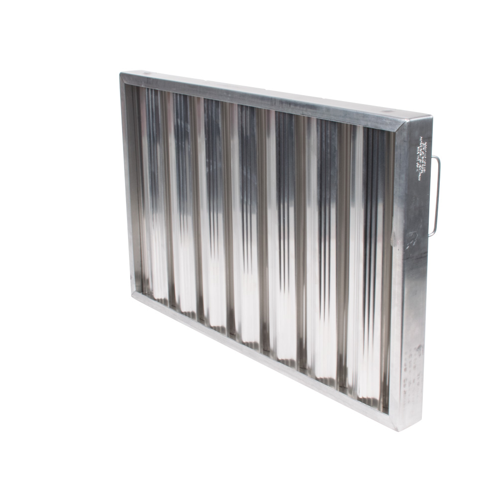 AllPoints 26-1759 16"(H) x 25"(W) x 2"(T) Aluminum Hood Filter - Ridged ...