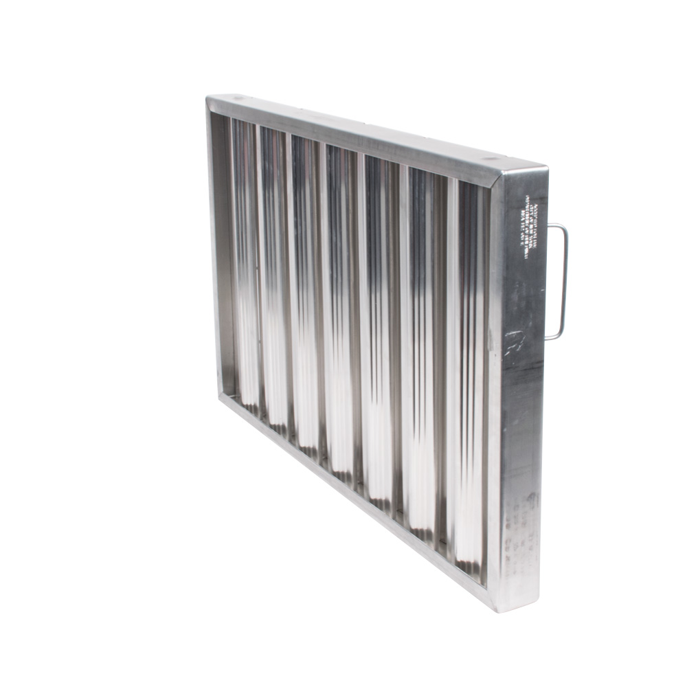 AllPoints 26-1759 16"(H) x 25"(W) x 2"(T) Aluminum Hood Filter - Ridged ...