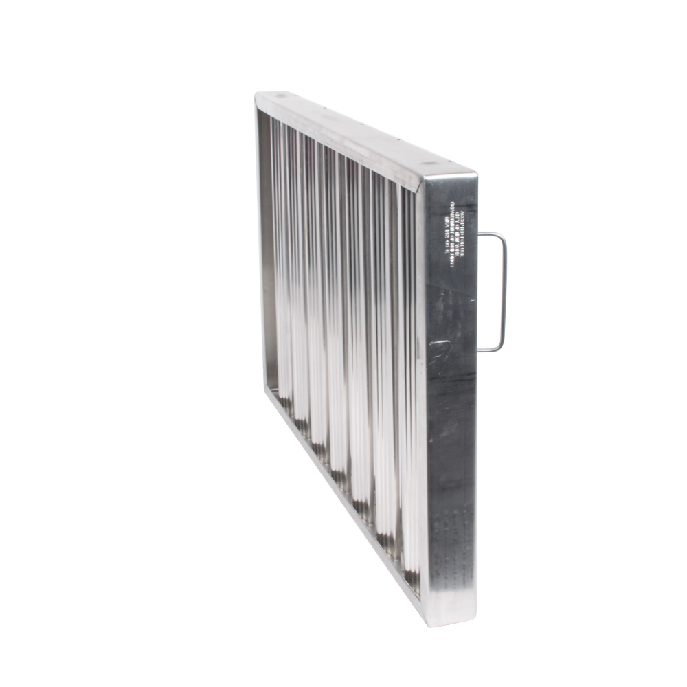 AllPoints 26-1759 16"(H) x 25"(W) x 2"(T) Aluminum Hood Filter - Ridged ...