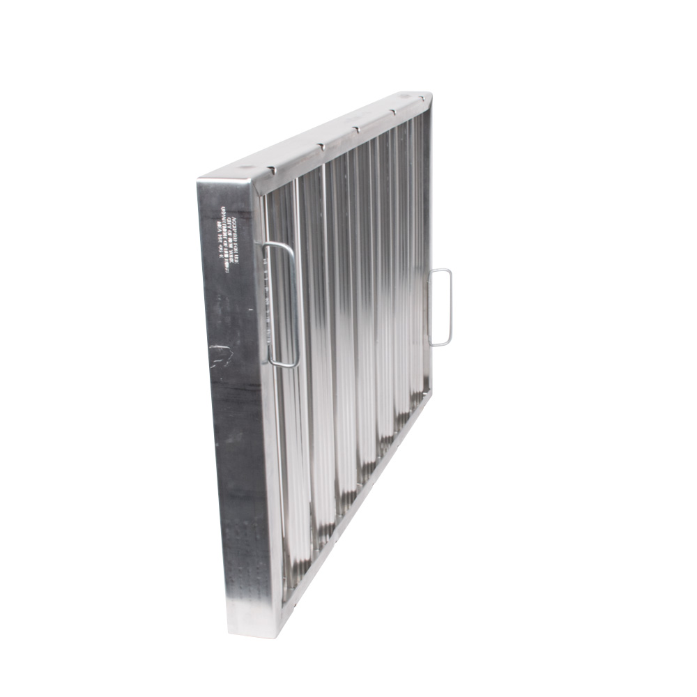 AllPoints 26-1759 16"(H) x 25"(W) x 2"(T) Aluminum Hood Filter - Ridged ...