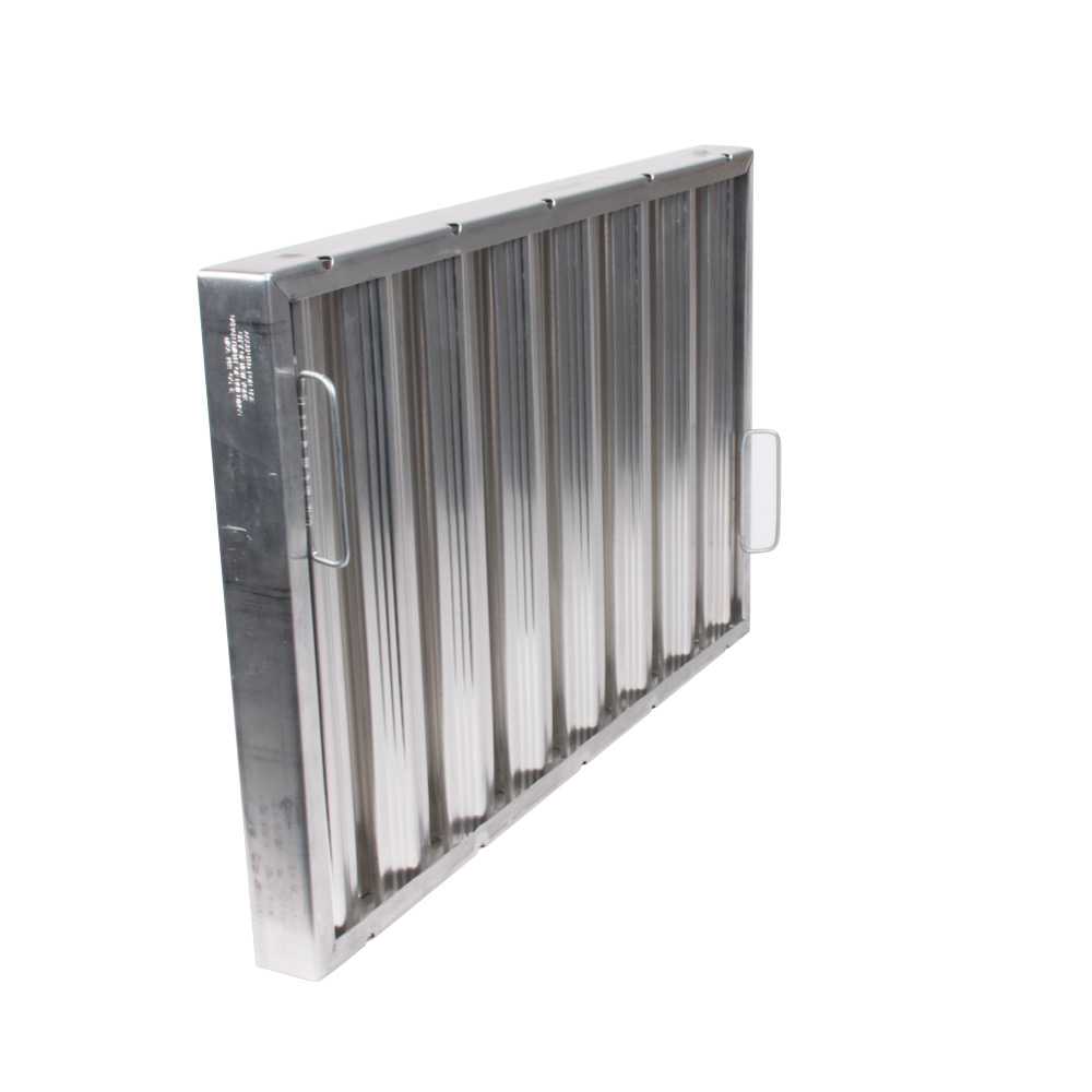 AllPoints 26-1759 16"(H) x 25"(W) x 2"(T) Aluminum Hood Filter - Ridged ...