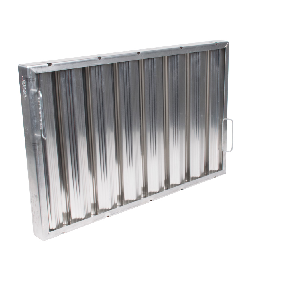 AllPoints 26-1759 16"(H) x 25"(W) x 2"(T) Aluminum Hood Filter - Ridged ...