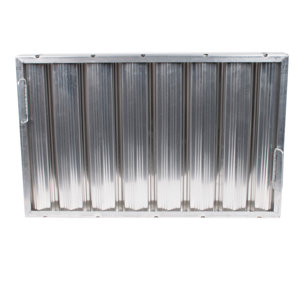 AllPoints 26-1759 16"(H) x 25"(W) x 2"(T) Aluminum Hood Filter - Ridged ...