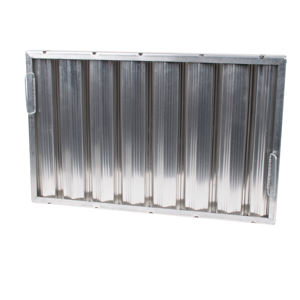 AllPoints 26-1759 16"(H) x 25"(W) x 2"(T) Aluminum Hood Filter - Ridged ...