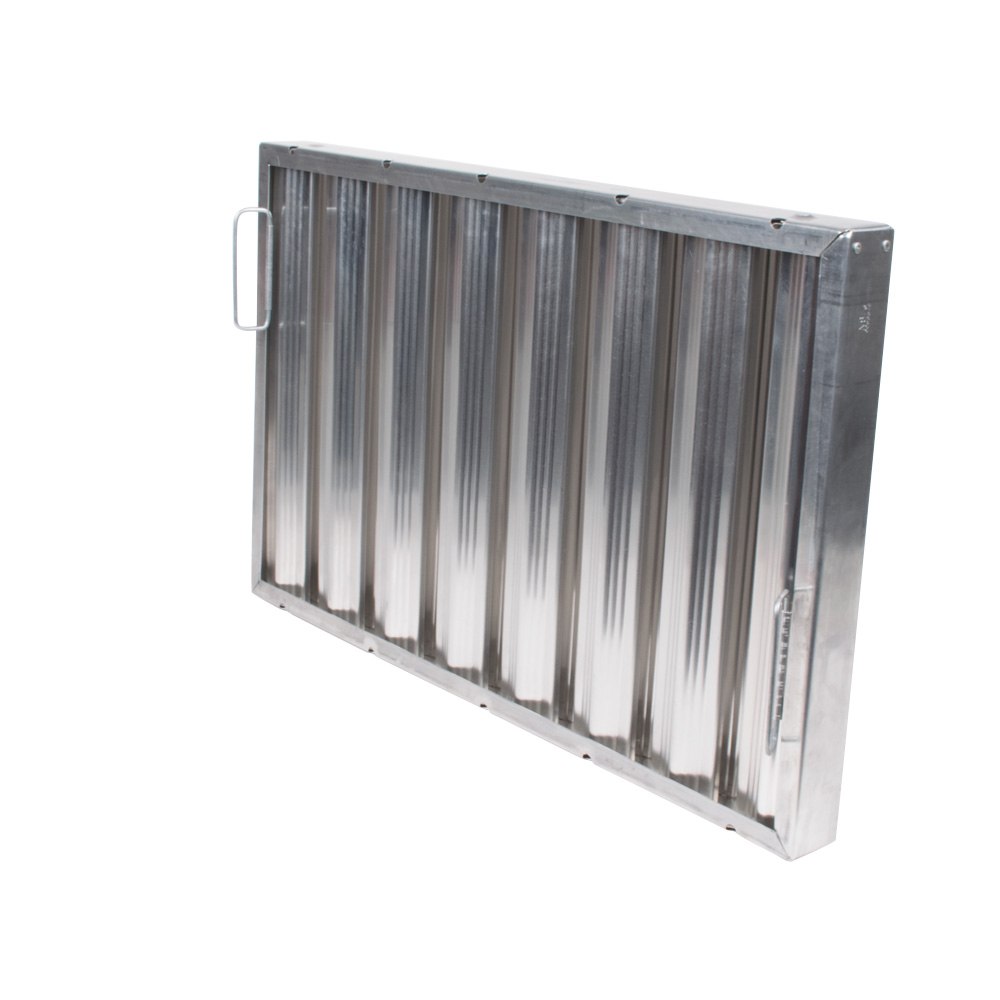 AllPoints 26-1759 16"(H) x 25"(W) x 2"(T) Aluminum Hood Filter - Ridged ...