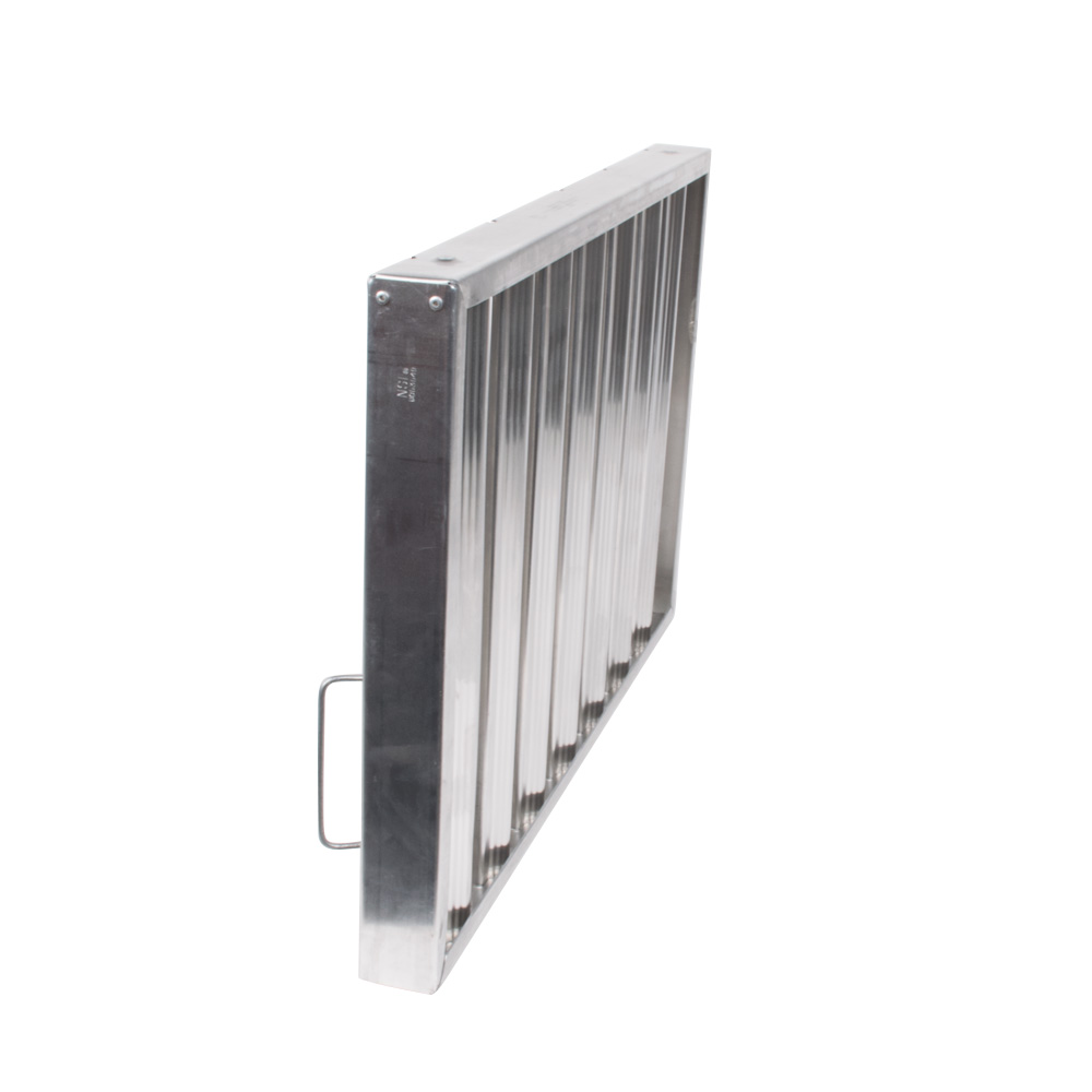 AllPoints 26-1759 16"(H) x 25"(W) x 2"(T) Aluminum Hood Filter - Ridged ...