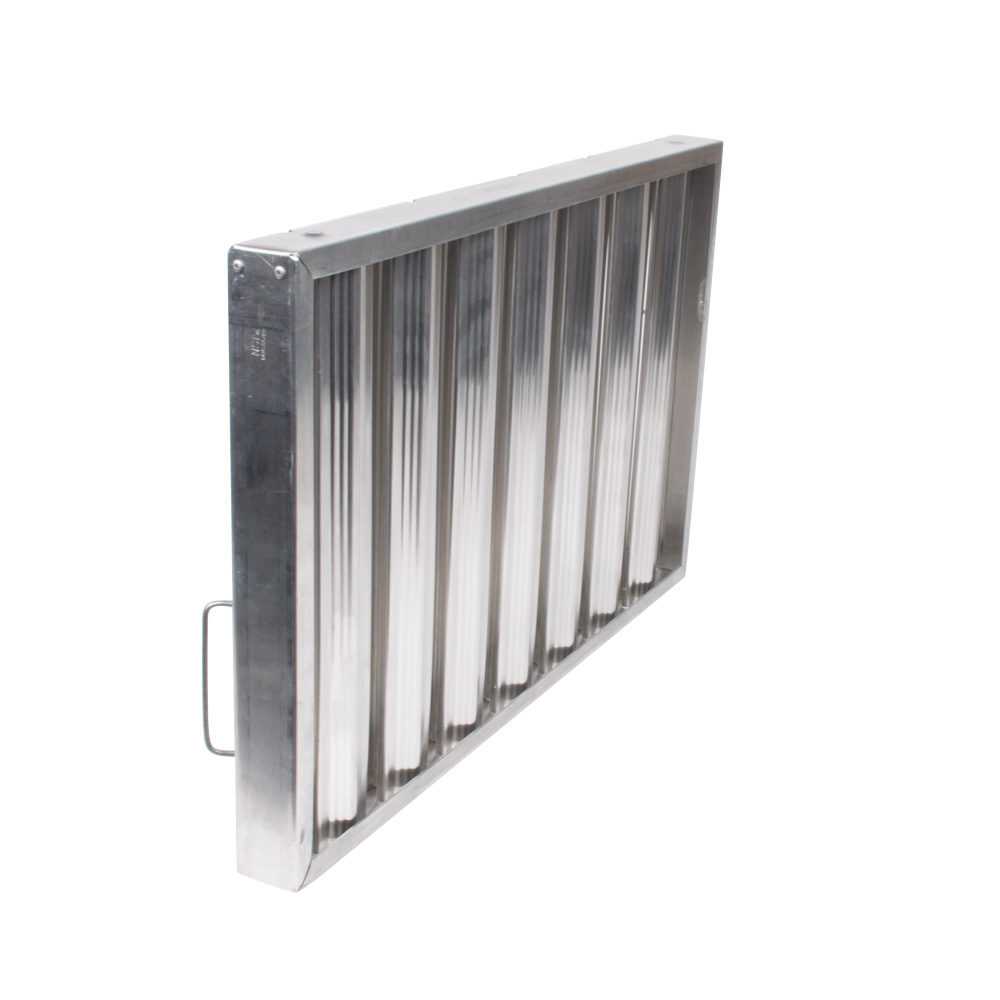 AllPoints 26-1759 16"(H) x 25"(W) x 2"(T) Aluminum Hood Filter - Ridged ...