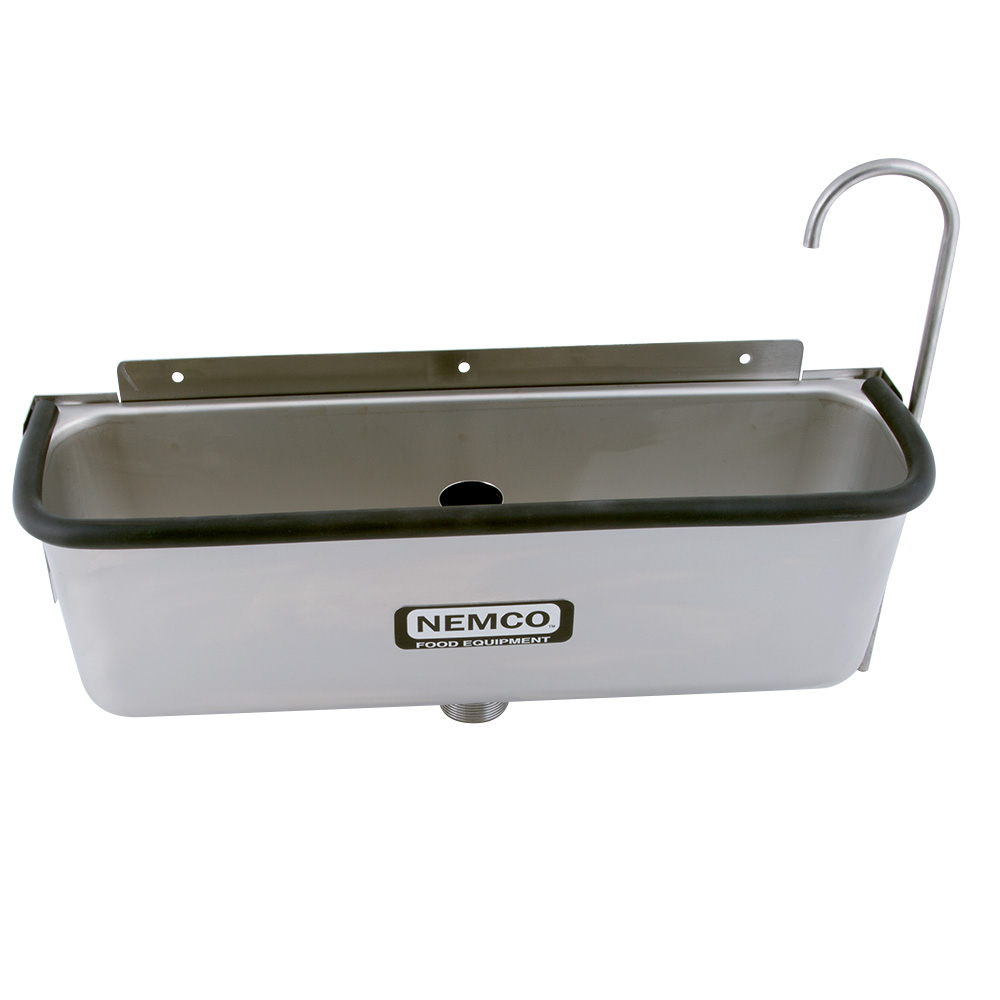 Nemco 77316-19 20 5/8" Ice Cream Dipper Well and Faucet Set