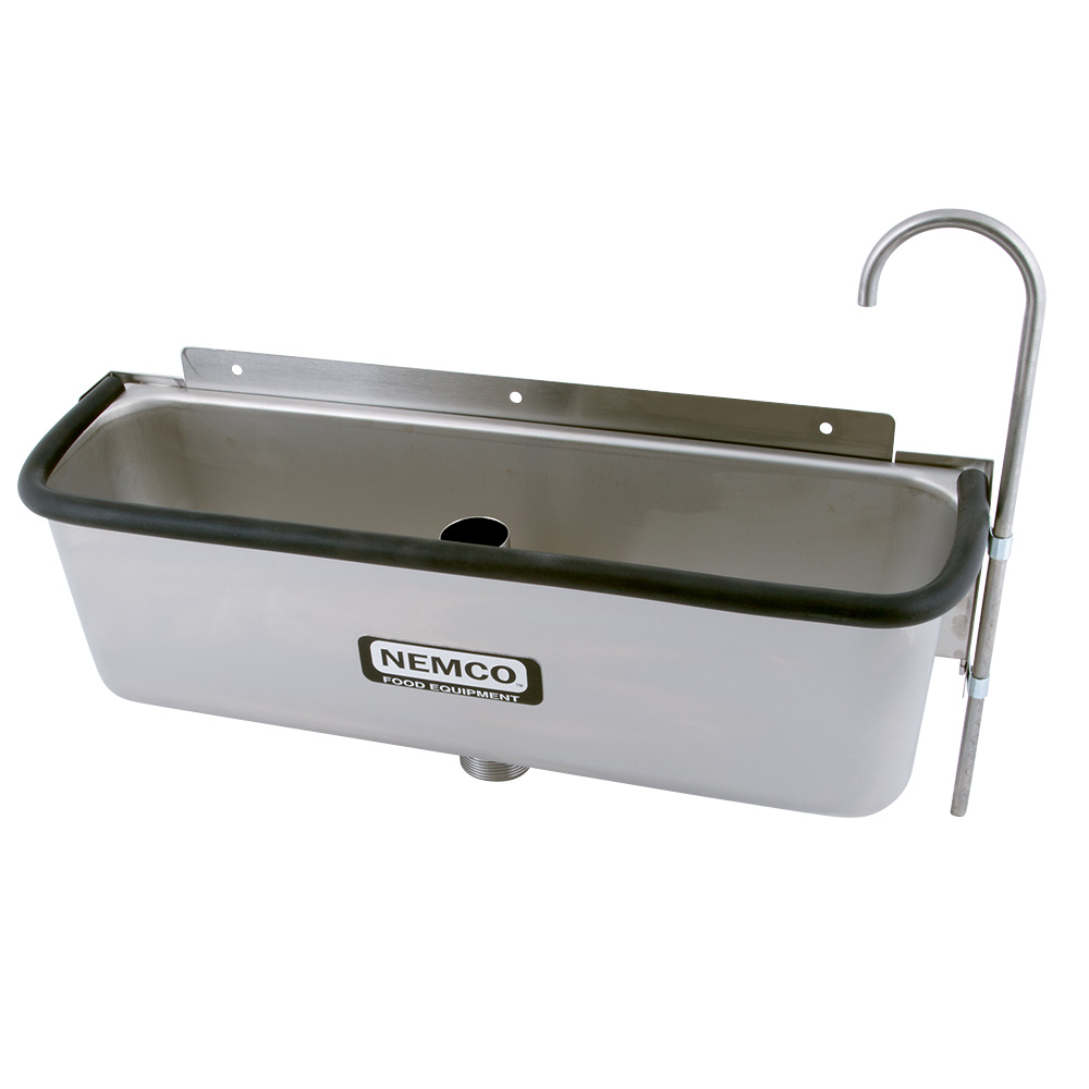 Nemco 77316-19 20 5/8" Ice Cream Dipper Well and Faucet Set