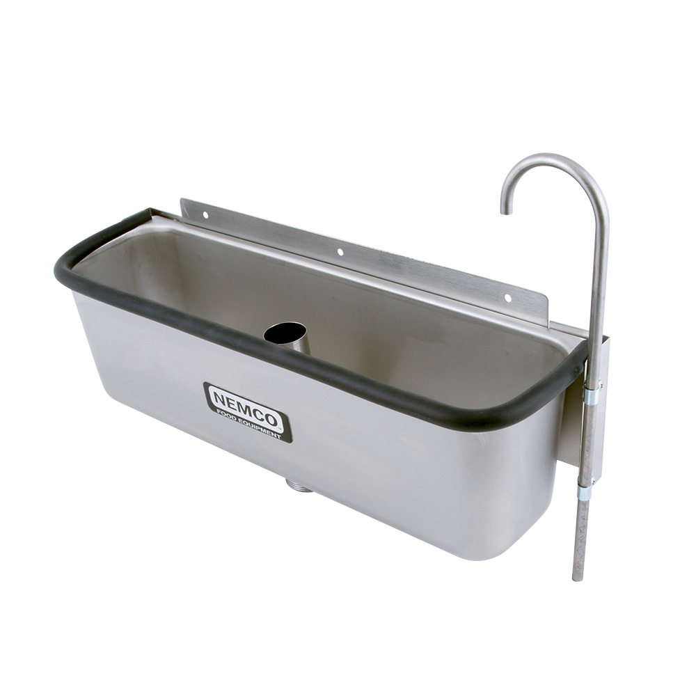 Nemco 77316-19 20 5/8" Ice Cream Dipper Well and Faucet Set