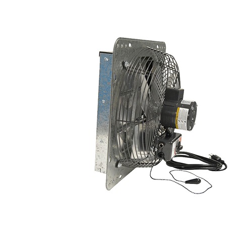 Canarm 10" 3-Speed Shutter-Mounted Fan GSF3-10A - 600 CFM, 1520 RPM, 120V