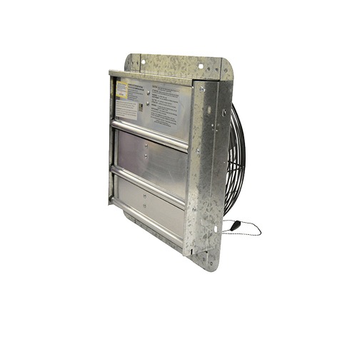 Canarm 10" 3-Speed Shutter-Mounted Fan GSF3-10A - 600 CFM, 1520 RPM, 120V