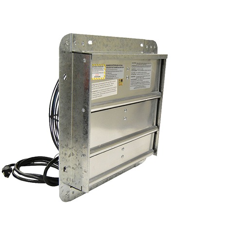 Canarm 10" 3-Speed Shutter-Mounted Fan GSF3-10A - 600 CFM, 1520 RPM, 120V