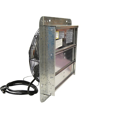 Canarm 10" 3-Speed Shutter-Mounted Fan GSF3-10A - 600 CFM, 1520 RPM, 120V