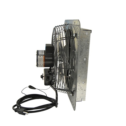 Canarm 10" 3-Speed Shutter-Mounted Fan GSF3-10A - 600 CFM, 1520 RPM, 120V