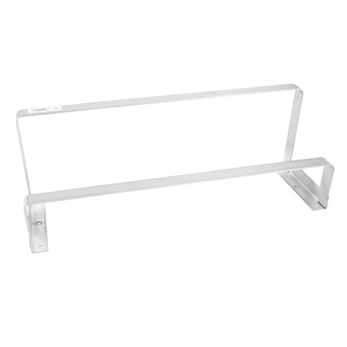 Regency 36" Stainless Steel Wall Mounted Double Line Pot Rack with 18 ...