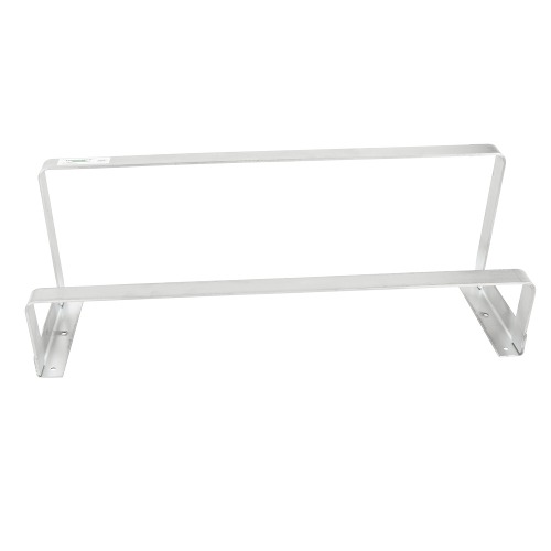 Regency 36" Stainless Steel Wall Mounted Double Line Pot Rack with 18 ...