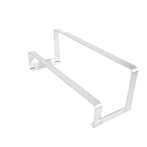 Regency 36" Stainless Steel Wall Mounted Double Line Pot Rack with 18 ...