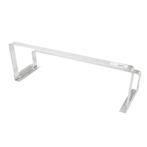 Regency 36" Stainless Steel Wall Mounted Double Line Pot Rack with 18 ...